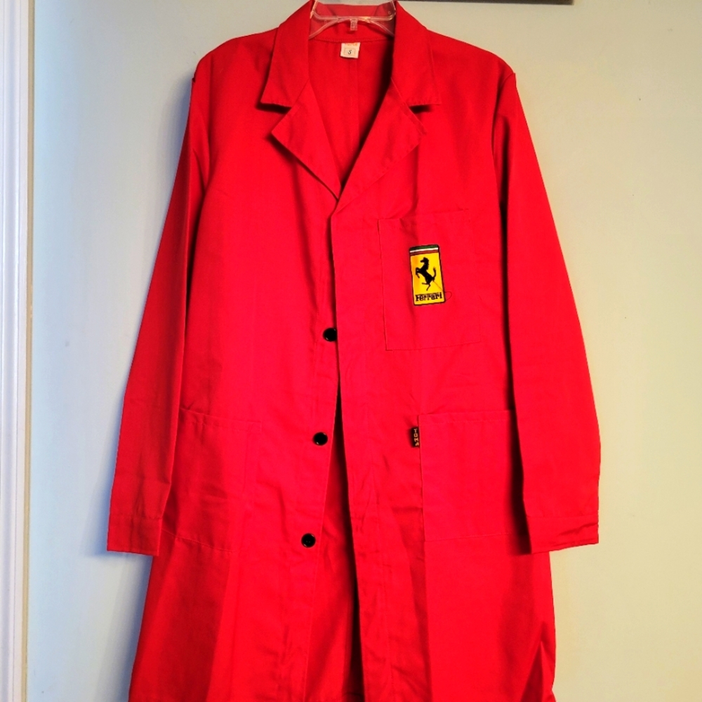 Authentic Ferrari Issued "Mechanic Lab Coat" - Gem